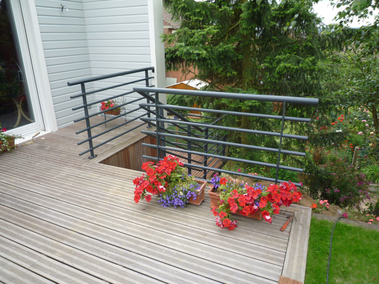 Garde Corps Moderne - Module Espace Aluminium